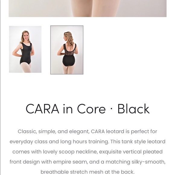 AK Dancewear | Other | Ak Dancewear Am Black Cara In Core Leotard | Poshmark